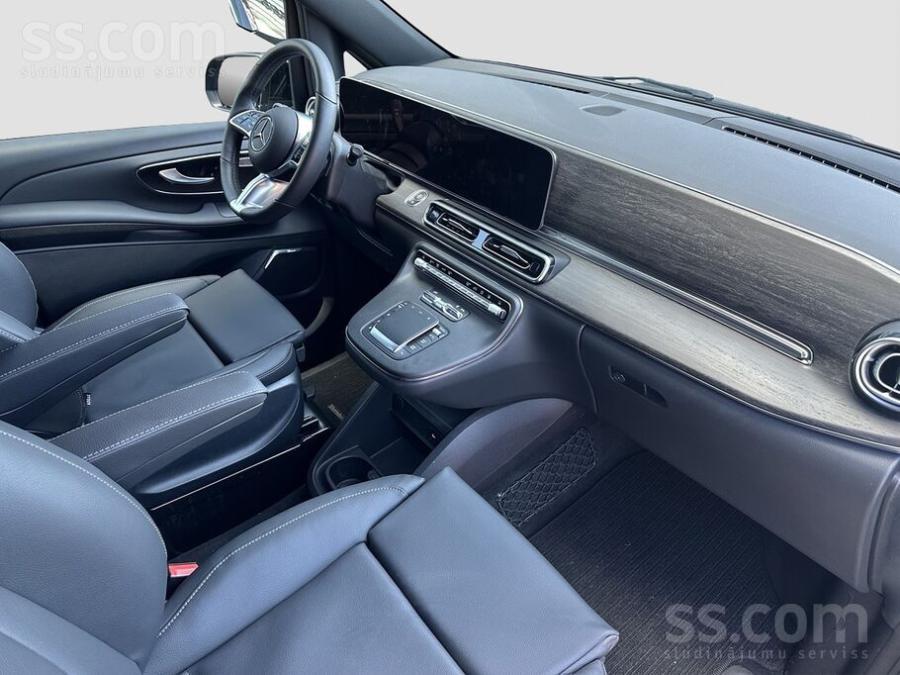 Melns Mercedes-Benz V 300 2024 Rīga, ar dzinēja tilpumu 2.00 L un nobraukumu 77 tūkst. km par 67900 €, foto 7 vietnē AUTOMOTO.COM.LV