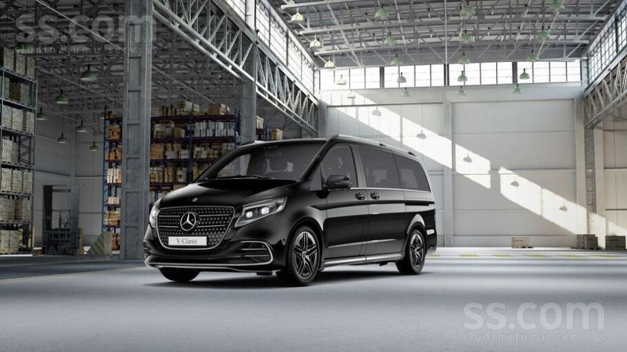 Melns Mercedes-Benz V 300 2025 Rīga, ar dzinēja tilpumu 2.00 L un nobraukumu 15 tūkst. km par 82900 €, foto 1 vietnē AUTOMOTO.COM.LV