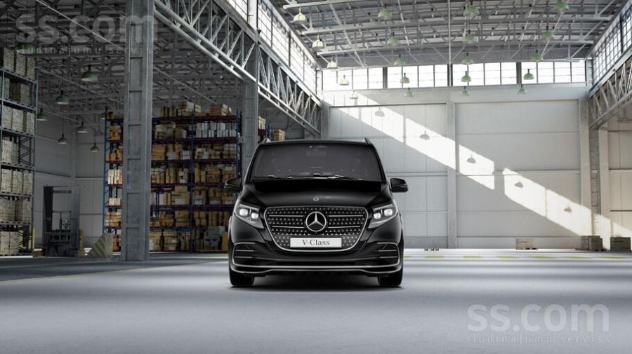 Melns Mercedes-Benz V 300 2025 Rīga, ar dzinēja tilpumu 2.00 L un nobraukumu 15 tūkst. km par 82900 €, foto 3 vietnē AUTOMOTO.COM.LV
