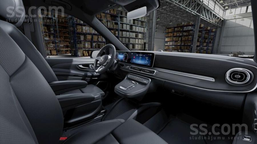 Melns Mercedes-Benz V 300 2025 Rīga, ar dzinēja tilpumu 2.00 L un nobraukumu 15 tūkst. km par 82900 €, foto 9 vietnē AUTOMOTO.COM.LV