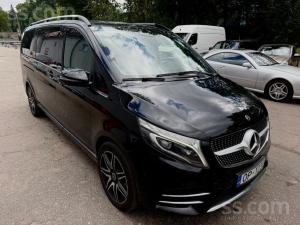 Black Mercedes-Benz V 300 2020 in Riga, with an engine capacity of 2.00 L and mileage of 145 thousand km for 48000 €, photo 3 on AUTOMOTO.COM.LV
