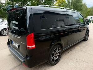 Black Mercedes-Benz V 300 2020 in Riga, with an engine capacity of 2.00 L and mileage of 145 thousand km for 48000 €, photo 4 on AUTOMOTO.COM.LV
