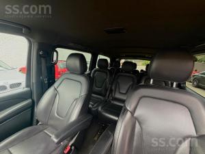 Black Mercedes-Benz V 300 2020 in Riga, with an engine capacity of 2.00 L and mileage of 145 thousand km for 48000 €, photo 7 on AUTOMOTO.COM.LV