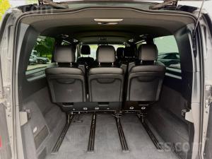 Black Mercedes-Benz V 300 2020 in Riga, with an engine capacity of 2.00 L and mileage of 145 thousand km for 48000 €, photo 9 on AUTOMOTO.COM.LV