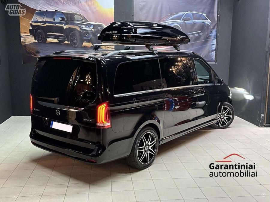 Black Mercedes-Benz V 300 2021 in Avizieniai, with an engine capacity of 2.00 L and mileage of 124 thousand km for 49950 €, photo 3 on AUTOMOTO.COM.LV
