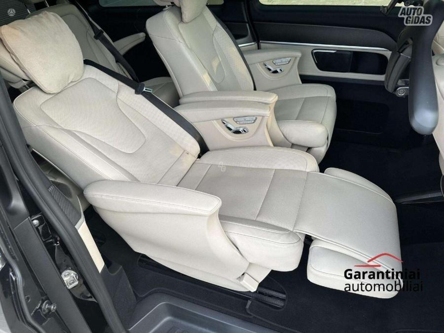 Black Mercedes-Benz V 300 2021 in Avizieniai, with an engine capacity of 2.00 L and mileage of 124 thousand km for 49950 €, photo 10 on AUTOMOTO.COM.LV