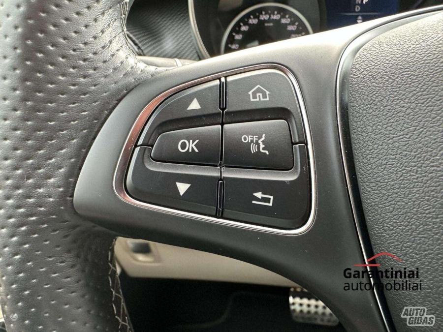 Black Mercedes-Benz V 300 2021 in Avizieniai, with an engine capacity of 2.00 L and mileage of 124 thousand km for 49950 €, photo 23 on AUTOMOTO.COM.LV