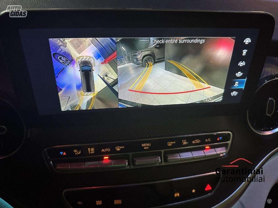 Black Mercedes-Benz V 300 2021 in Avizieniai, with an engine capacity of 2.00 L and mileage of 124 thousand km for 49950 €, photo 31 on AUTOMOTO.COM.LV