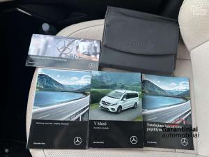 Black Mercedes-Benz V 300 2021 in Avizieniai, with an engine capacity of 2.00 L and mileage of 124 thousand km for 49950 €, photo 37 on AUTOMOTO.COM.LV