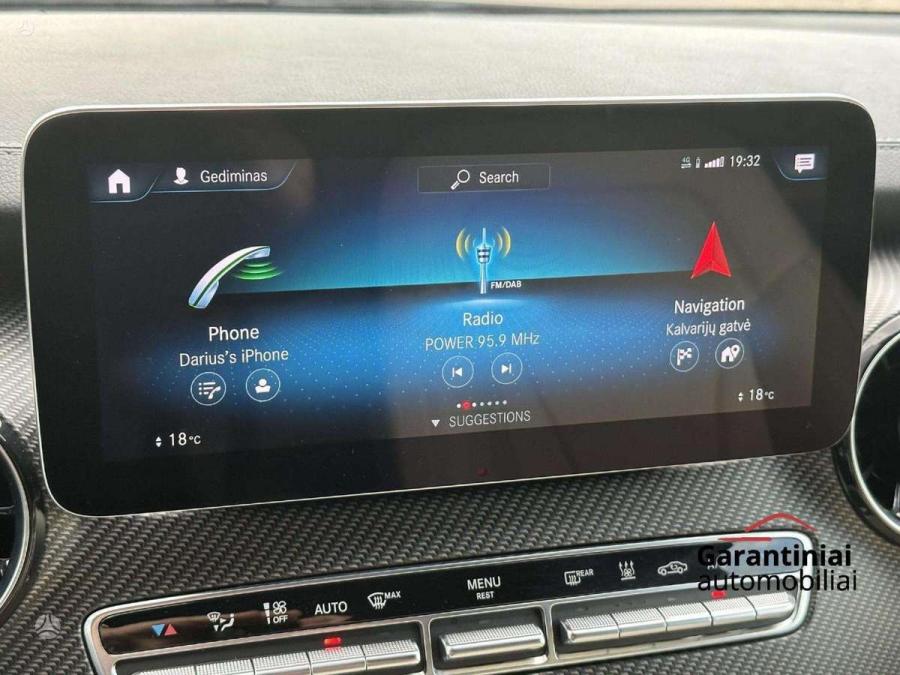 Melns Mercedes-Benz V 300 2021 Viļņa, ar dzinēja tilpumu 2.00 L un nobraukumu 124 tūkst. km par 49950 €, foto 27 vietnē AUTOMOTO.COM.LV