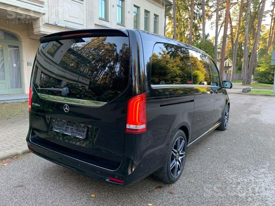 Melns Mercedes-Benz V 300 2021 Rīga, ar dzinēja tilpumu 2.00 L un nobraukumu 272 tūkst. km par 36900 €, foto 10 vietnē AUTOMOTO.COM.LV