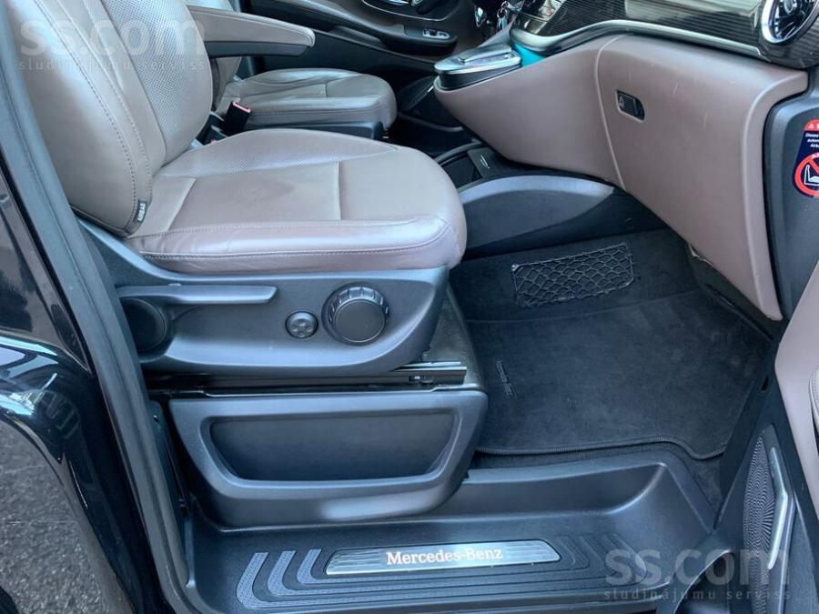 Melns Mercedes-Benz V 300 2021 Rīga, ar dzinēja tilpumu 2.00 L un nobraukumu 272 tūkst. km par 36900 €, foto 14 vietnē AUTOMOTO.COM.LV