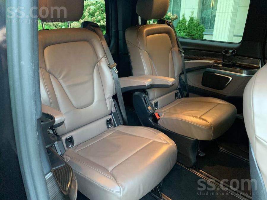 Melns Mercedes-Benz V 300 2021 Rīga, ar dzinēja tilpumu 2.00 L un nobraukumu 272 tūkst. km par 36900 €, foto 17 vietnē AUTOMOTO.COM.LV
