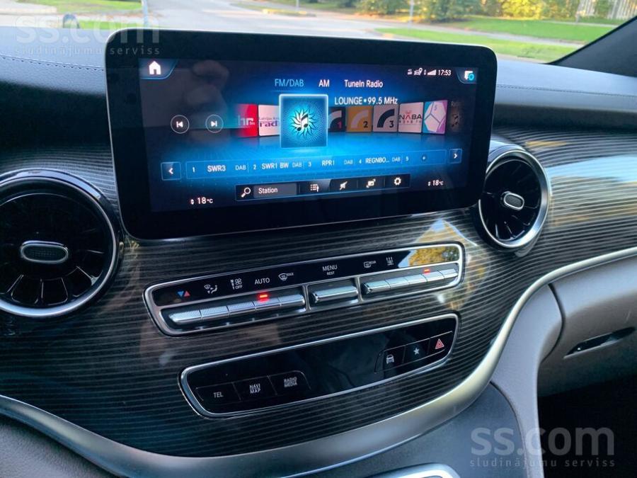 Melns Mercedes-Benz V 300 2021 Rīga, ar dzinēja tilpumu 2.00 L un nobraukumu 272 tūkst. km par 36900 €, foto 22 vietnē AUTOMOTO.COM.LV