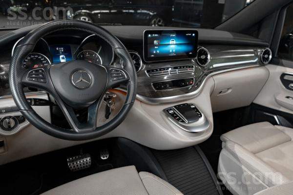 Melns Mercedes-Benz V 300 2022 Rīga, ar dzinēja tilpumu 2.00 L un nobraukumu 64 tūkst. km par 65900 €, foto 11 vietnē AUTOMOTO.COM.LV