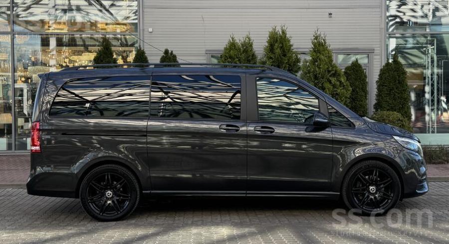 Melns Mercedes-Benz V 300 2023 Rīga, ar dzinēja tilpumu 2.00 L un nobraukumu 71 tūkst. km par 57200 €, foto 6 vietnē AUTOMOTO.COM.LV