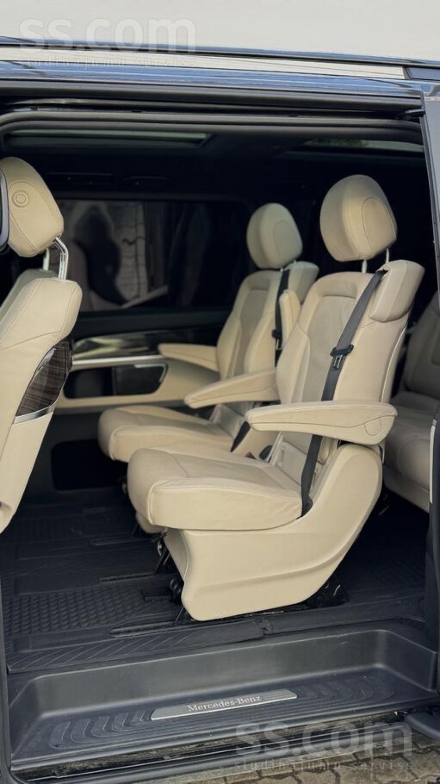 Melns Mercedes-Benz V 300 2023 Rīga, ar dzinēja tilpumu 2.00 L un nobraukumu 71 tūkst. km par 57200 €, foto 11 vietnē AUTOMOTO.COM.LV