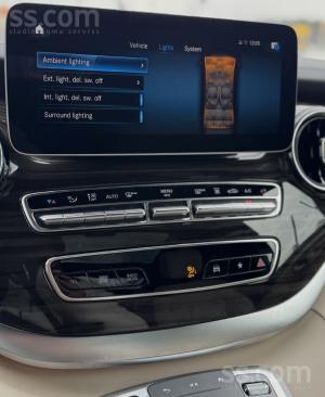 Melns Mercedes-Benz V 300 2023 Rīga, ar dzinēja tilpumu 2.00 L un nobraukumu 71 tūkst. km par 57200 €, foto 33 vietnē AUTOMOTO.COM.LV