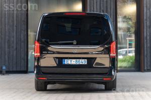 Black Mercedes-Benz V 300 2023 in Riga, with an engine capacity of 2.00 L and mileage of 35 thousand km for 48900 €, photo 10 on AUTOMOTO.COM.LV