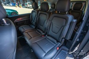 Black Mercedes-Benz V 300 2023 in Riga, with an engine capacity of 2.00 L and mileage of 35 thousand km for 48900 €, photo 20 on AUTOMOTO.COM.LV