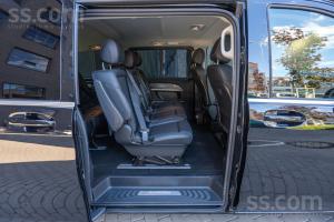 Black Mercedes-Benz V 300 2023 in Riga, with an engine capacity of 2.00 L and mileage of 35 thousand km for 48900 €, photo 23 on AUTOMOTO.COM.LV