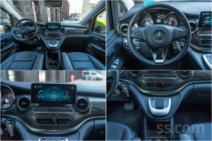 Black Mercedes-Benz V 300 2023 in Riga, with an engine capacity of 2.00 L and mileage of 35 thousand km for 48900 €, photo 28 on AUTOMOTO.COM.LV