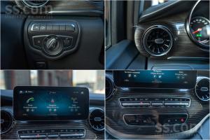 Black Mercedes-Benz V 300 2023 in Riga, with an engine capacity of 2.00 L and mileage of 35 thousand km for 48900 €, photo 29 on AUTOMOTO.COM.LV