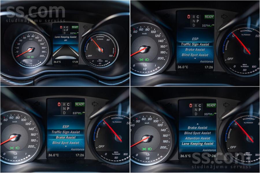 Black Mercedes-Benz V 300 2023 in Riga, with an engine capacity of 2.00 L and mileage of 35 thousand km for 48900 €, photo 33 on AUTOMOTO.COM.LV