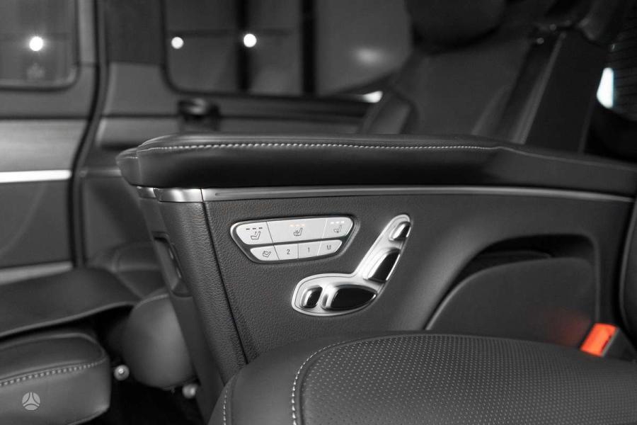 Melns Mercedes-Benz V 300 2024 Rīga, ar dzinēja tilpumu 2.00 L un nobraukumu 12 tūkst. km par 103455 €, foto 17 vietnē AUTOMOTO.COM.LV