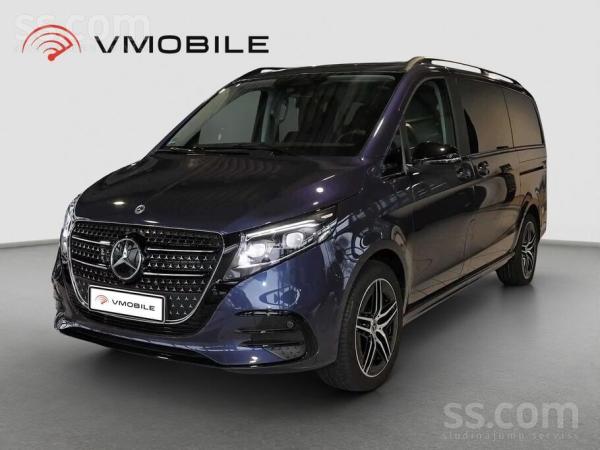 Blue Mercedes-Benz V 300 2024 in Riga, with an engine capacity of 2.00 L and mileage of 7 thousand km for 87950 €, photo 1 on AUTOMOTO.COM.LV