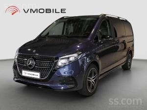 Blue Mercedes-Benz V 300 2024 in Riga, with an engine capacity of 2.00 L and mileage of 7 thousand km for 87950 €, photo 1 on AUTOMOTO.COM.LV