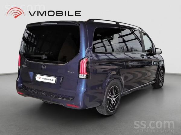Blue Mercedes-Benz V 300 2024 in Riga, with an engine capacity of 2.00 L and mileage of 7 thousand km for 87950 €, photo 2 on AUTOMOTO.COM.LV