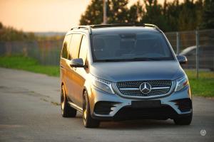 Grey Mercedes-Benz V 300 2019 in Kaunas, with an engine capacity of 1.95 L and mileage of 305 thousand km for 34990 €, photo 10 on AUTOMOTO.COM.LV
