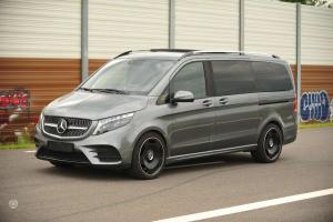 Grey Mercedes-Benz V 300 2019 in Kaunas, with an engine capacity of 1.95 L and mileage of 305 thousand km for 34990 €, photo 12 on AUTOMOTO.COM.LV