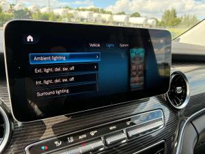 Pelēks Mercedes-Benz V 300 2022 Kauņa, ar dzinēja tilpumu 0.00 L un nobraukumu 133 tūkst. km par 51900 €, foto 17 vietnē AUTOMOTO.COM.LV