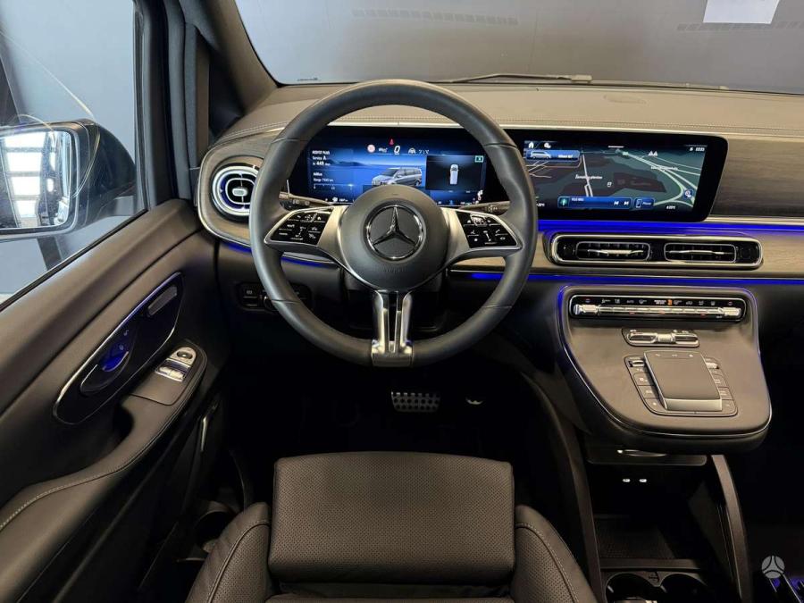 Pelēks Mercedes-Benz V 300 2024 Kauņa, ar dzinēja tilpumu 1.95 L un nobraukumu 8 tūkst. km par 79990 €, foto 11 vietnē AUTOMOTO.COM.LV