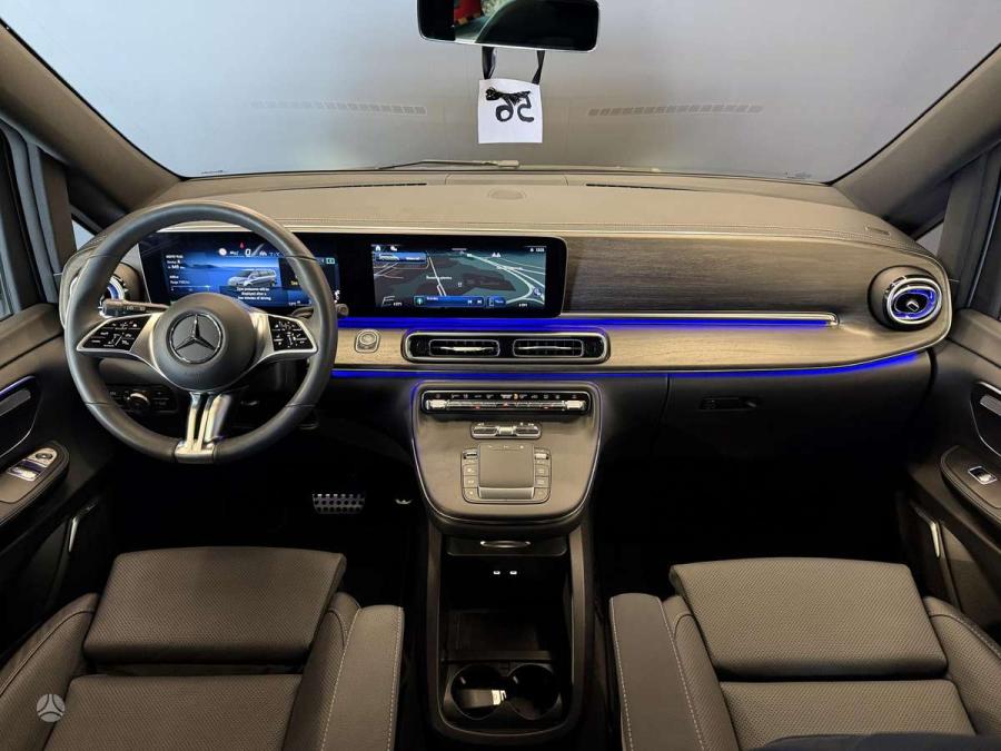 Pelēks Mercedes-Benz V 300 2024 Kauņa, ar dzinēja tilpumu 1.95 L un nobraukumu 8 tūkst. km par 79990 €, foto 12 vietnē AUTOMOTO.COM.LV