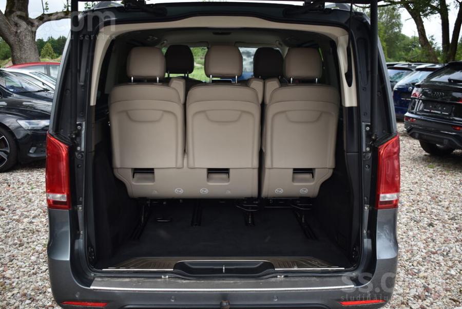 Pelēks Mercedes-Benz V 300 2019 Kuldīga, ar dzinēja tilpumu 2.00 L un nobraukumu 0 tūkst. km par 39900 €, foto 6 vietnē AUTOMOTO.COM.LV