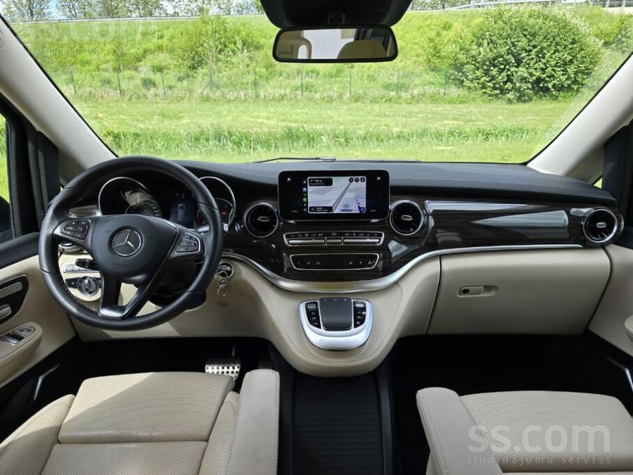 Grey Mercedes-Benz V 300 2023 in Riga, with an engine capacity of 2.00 L and mileage of 62 thousand km for 73000 €, photo 8 on AUTOMOTO.COM.LV