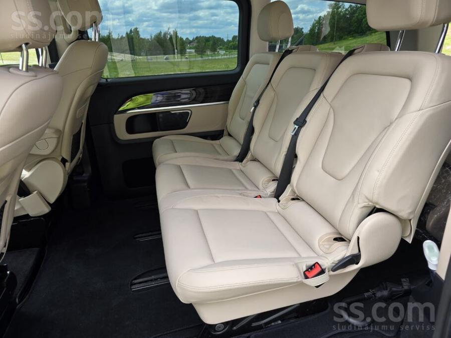 Grey Mercedes-Benz V 300 2023 in Riga, with an engine capacity of 2.00 L and mileage of 62 thousand km for 73000 €, photo 9 on AUTOMOTO.COM.LV