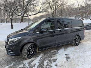 Pelēks Mercedes-Benz V 300 2019 Viļņa, ar dzinēja tilpumu 1.95 L un nobraukumu 124 tūkst. km par 47500 €, foto 5 vietnē AUTOMOTO.COM.LV