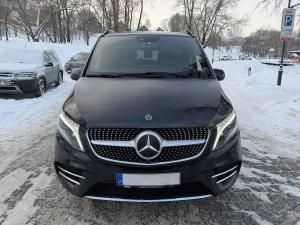 Pelēks Mercedes-Benz V 300 2019 Viļņa, ar dzinēja tilpumu 1.95 L un nobraukumu 124 tūkst. km par 47500 €, foto 9 vietnē AUTOMOTO.COM.LV