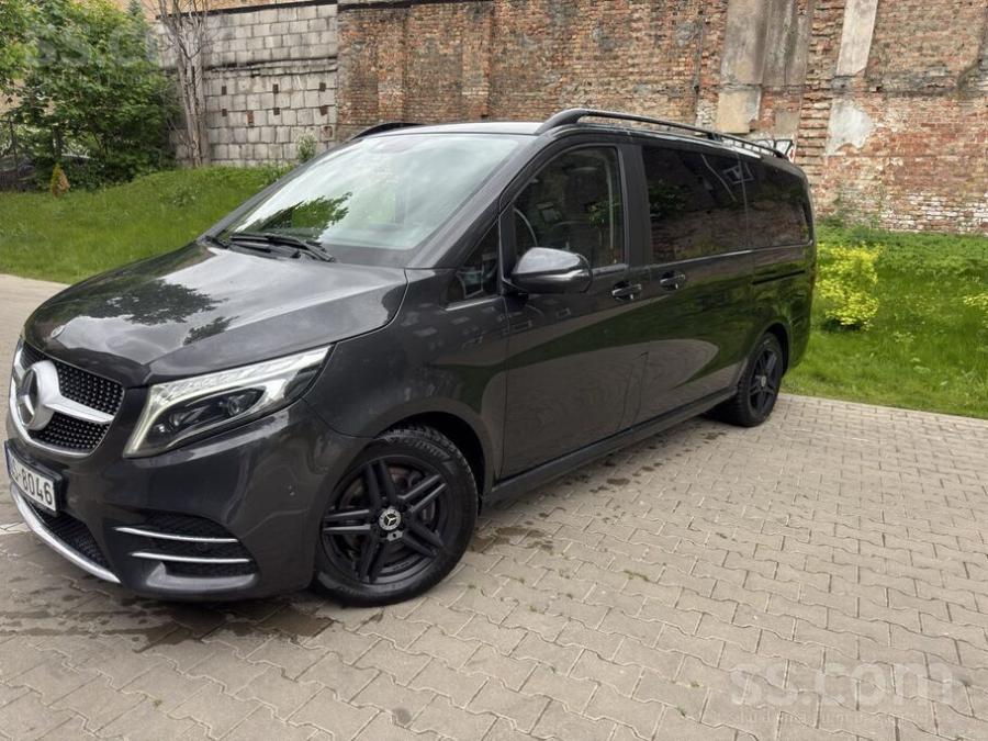 Grey Mercedes-Benz V 300 2019 in Riga, with an engine capacity of 2.00 L and mileage of 160 thousand km for 40000 €, photo 6 on AUTOMOTO.COM.LV