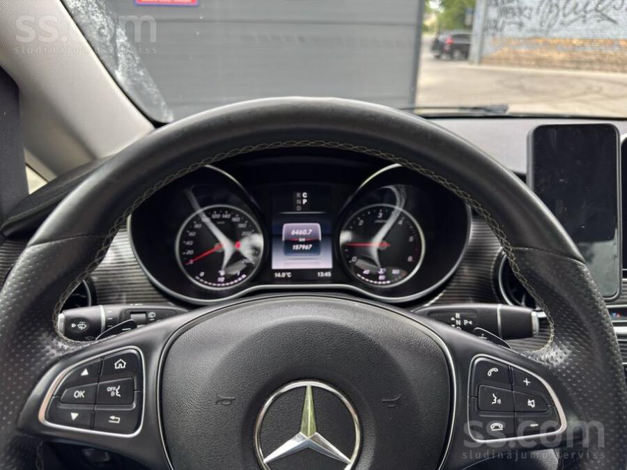 Grey Mercedes-Benz V 300 2019 in Riga, with an engine capacity of 2.00 L and mileage of 160 thousand km for 40000 €, photo 12 on AUTOMOTO.COM.LV