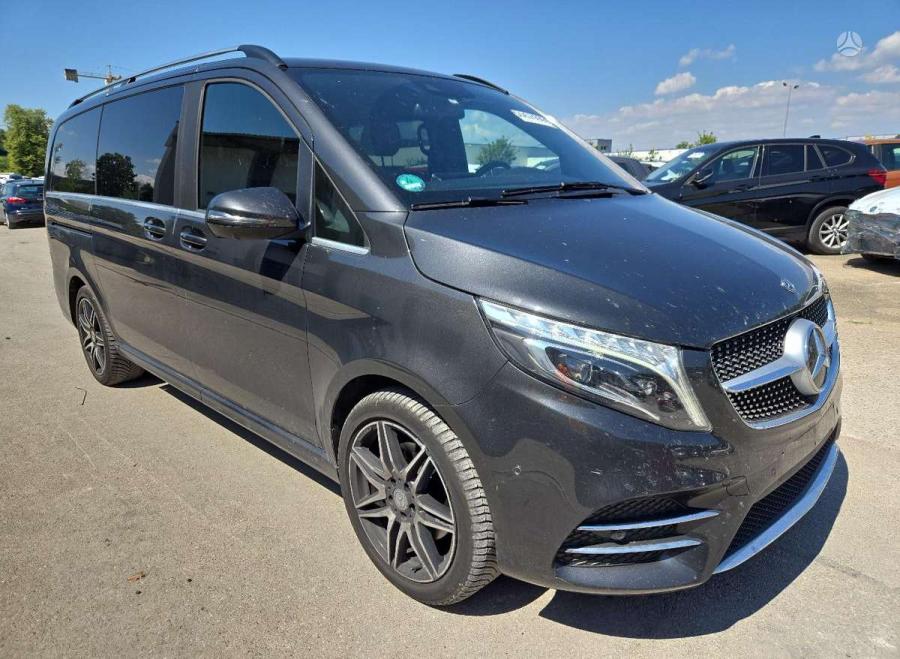 Grey Mercedes-Benz V 300 2020 in Klaipeda, with an engine capacity of 1.95 L and mileage of 111 thousand km for 23700 €, photo 1 on AUTOMOTO.COM.LV