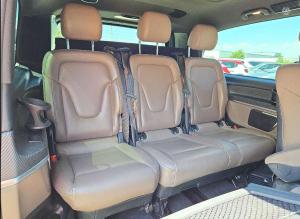 Grey Mercedes-Benz V 300 2020 in Klaipeda, with an engine capacity of 1.95 L and mileage of 111 thousand km for 23700 €, photo 13 on AUTOMOTO.COM.LV