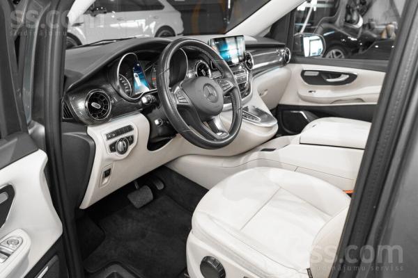 Pelēks Mercedes-Benz V 300 2021 Rīga, ar dzinēja tilpumu 2.00 L un nobraukumu 161 tūkst. km par 40990 €, foto 9 vietnē AUTOMOTO.COM.LV