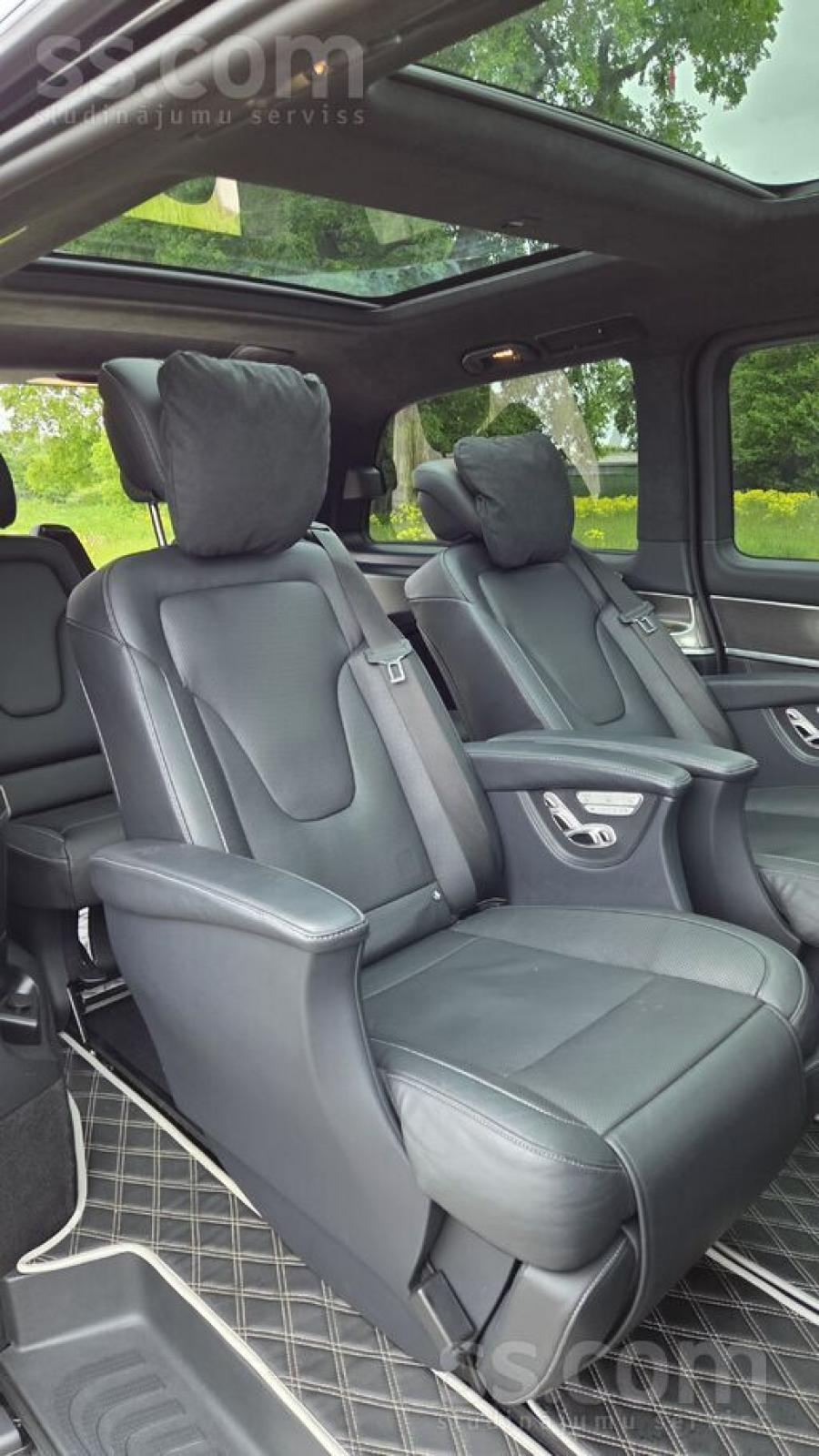 Pelēks Mercedes-Benz V 300 2021 Rīga, ar dzinēja tilpumu 2.00 L un nobraukumu 92 tūkst. km par 59900 €, foto 7 vietnē AUTOMOTO.COM.LV