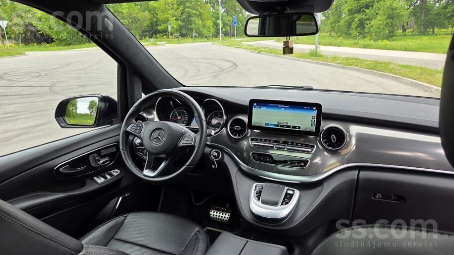 Pelēks Mercedes-Benz V 300 2021 Rīga, ar dzinēja tilpumu 2.00 L un nobraukumu 92 tūkst. km par 59900 €, foto 9 vietnē AUTOMOTO.COM.LV