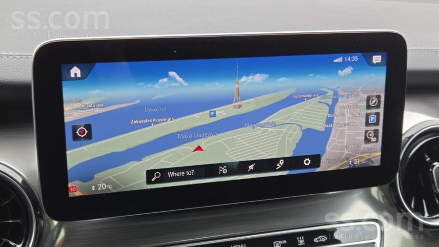 Pelēks Mercedes-Benz V 300 2021 Rīga, ar dzinēja tilpumu 2.00 L un nobraukumu 92 tūkst. km par 59900 €, foto 12 vietnē AUTOMOTO.COM.LV